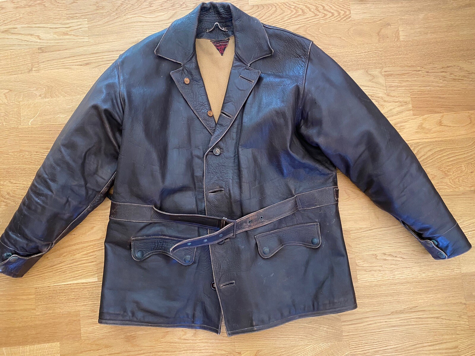 1930s/1940s WW2 R M Williams Aviator / Pilot Leather … - Gem