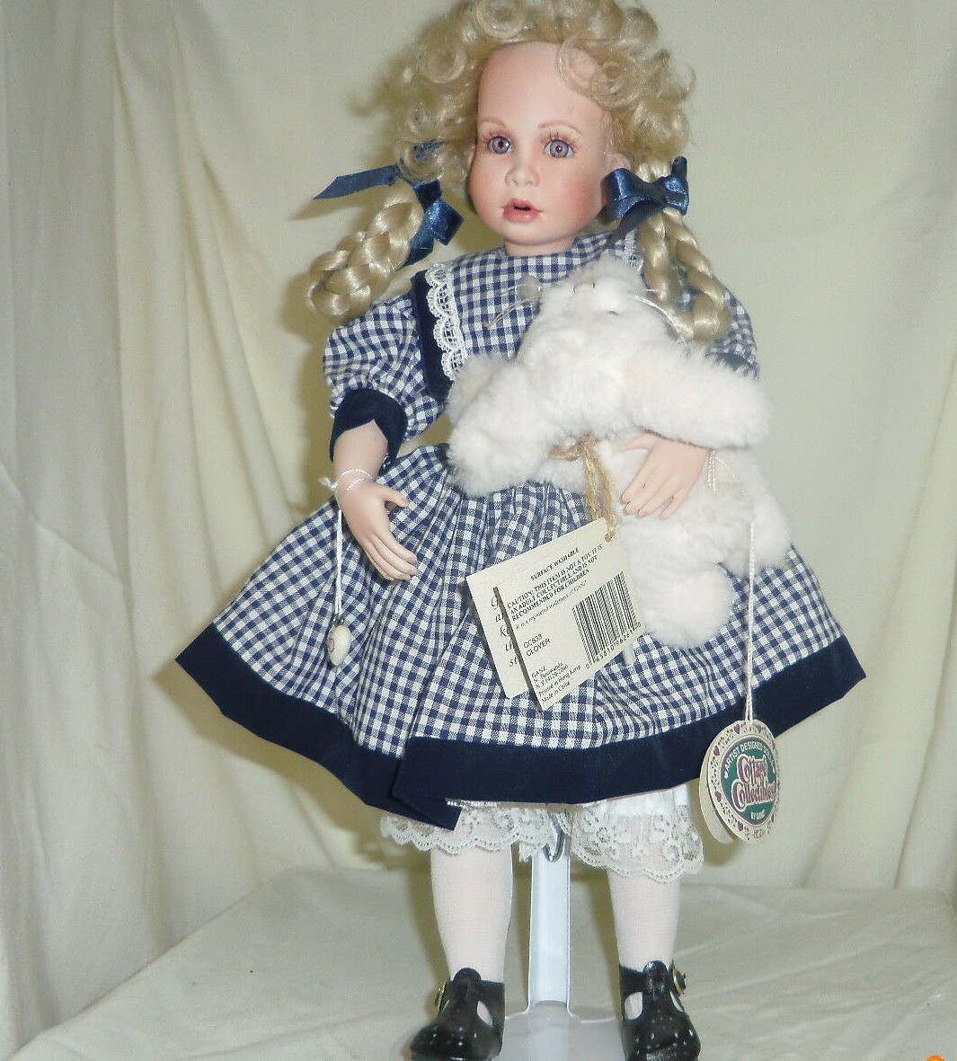 Heidi Ganz Cottage Collectibles Peggy Dey porcelain armature 16" doll ...