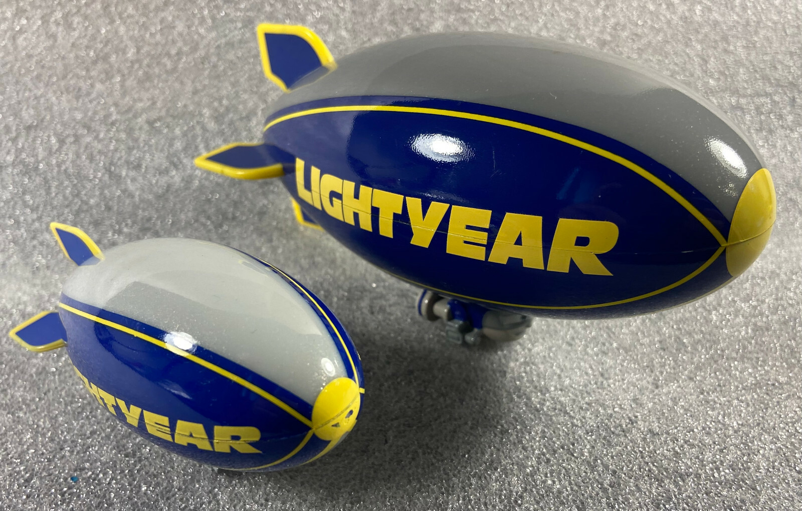 Cars Al oft the Lightyear Blimp