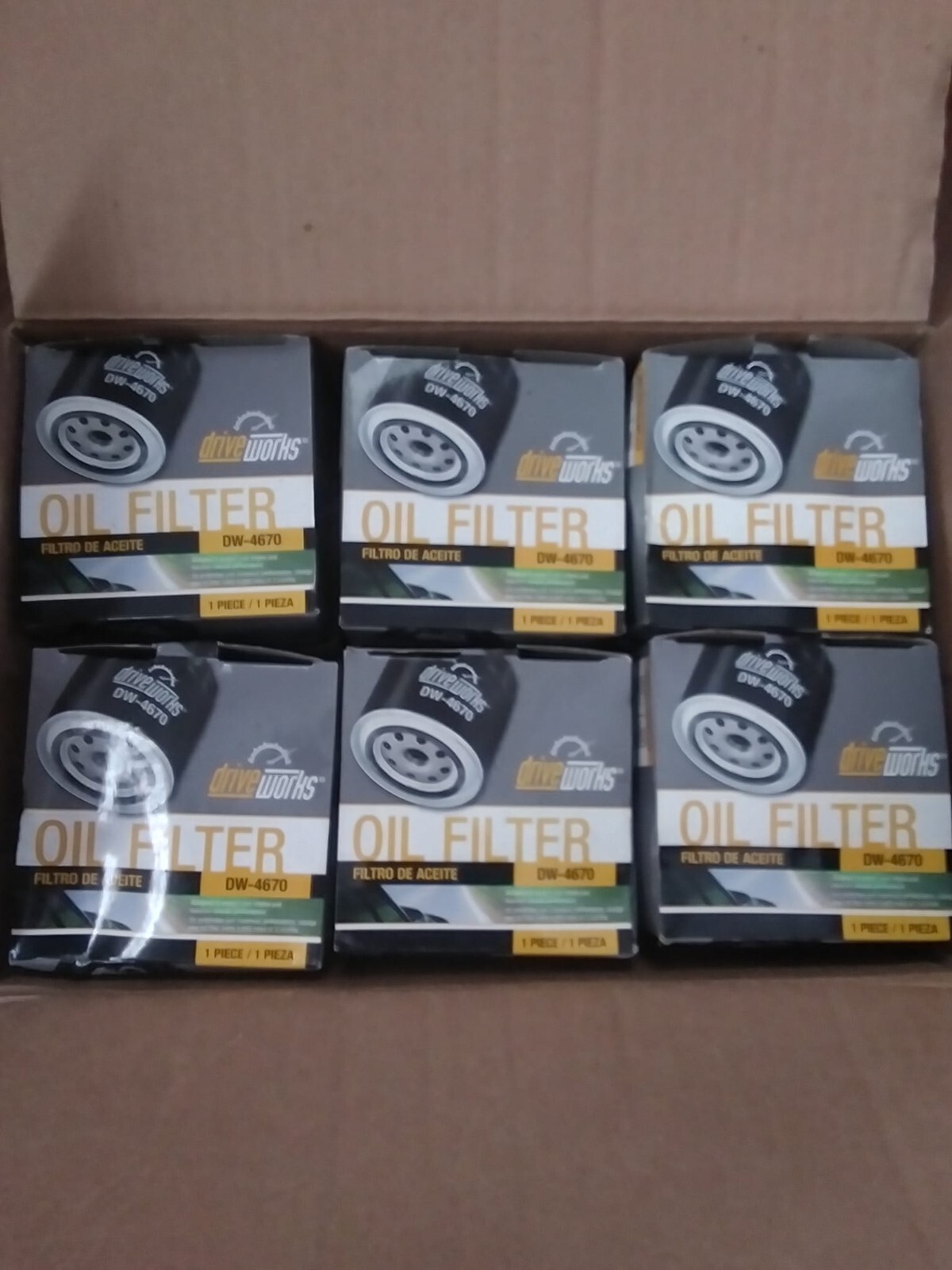 DRIVEWORKS DW-4670 - Cross reference oil filters