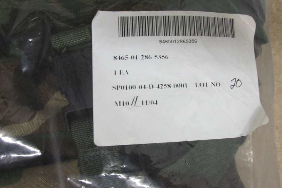 US Military CFP 90 Backpack Rucksack Woodland Camo Combat Patrol Pack ...