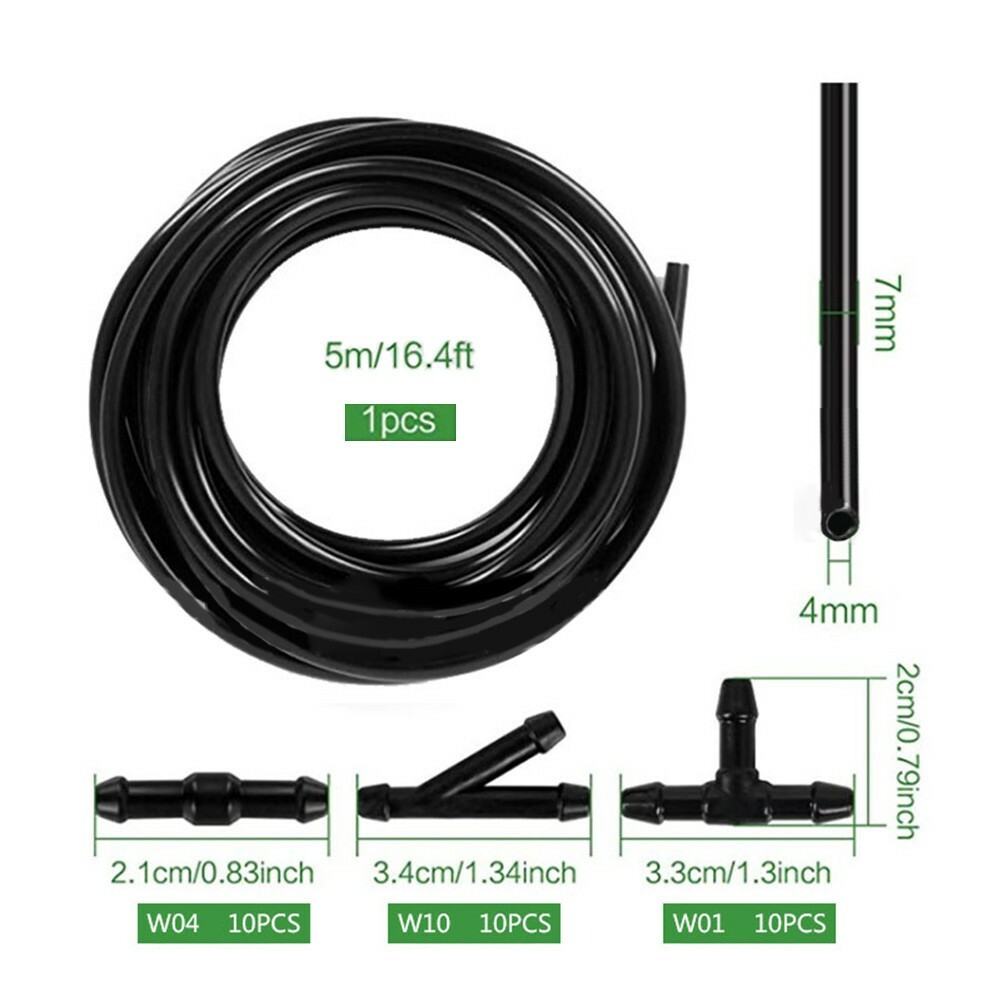 5M Windshield Wiper Tube T/ Y/ I Type Splitter Windshield Washer Hoses ...