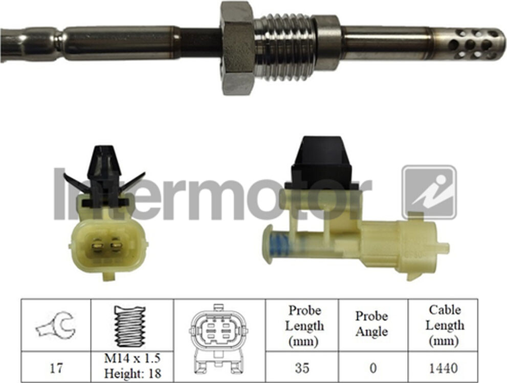 Exhaust Gas Temperature Sensor Fits Vauxhall Zafira Astra 1.7 CDTi ...