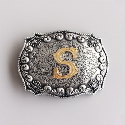 Western Initial Letter S Belt Buckle Gurtelschnalle also Stock in US | eBay