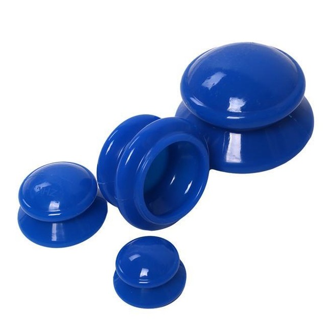 4pcs Suction Therapy Medical Vacuum Silicone Cup Body and Facial ...