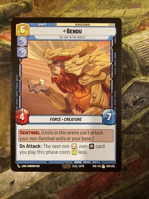 Bendu (056/252) - Star Wars Unlimited TCG - [RARE] | eBay