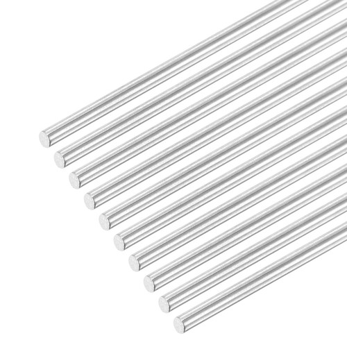 16pcs 304 Stainless Steel Round Rods 2mm x 320mm for RC DIY Craft Tool ...