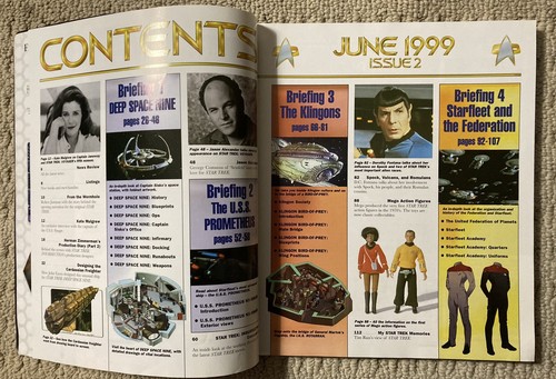 "Star Trek: The Magazine" No. 2 (June 1999) Kate Mulgrew - Deep Space ...