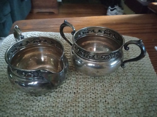 Gorham STRASBOURG Sterling Silver Creamer & Open Sugar, 172 Grams ...