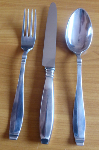 Tafelbesteck Wilkens - Martin Classic Art Deco- Silber 90 - 3 Teile ...