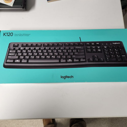 Logitech - K120 Full-size Wired Membrane Keyboard for PC NEW | eBay