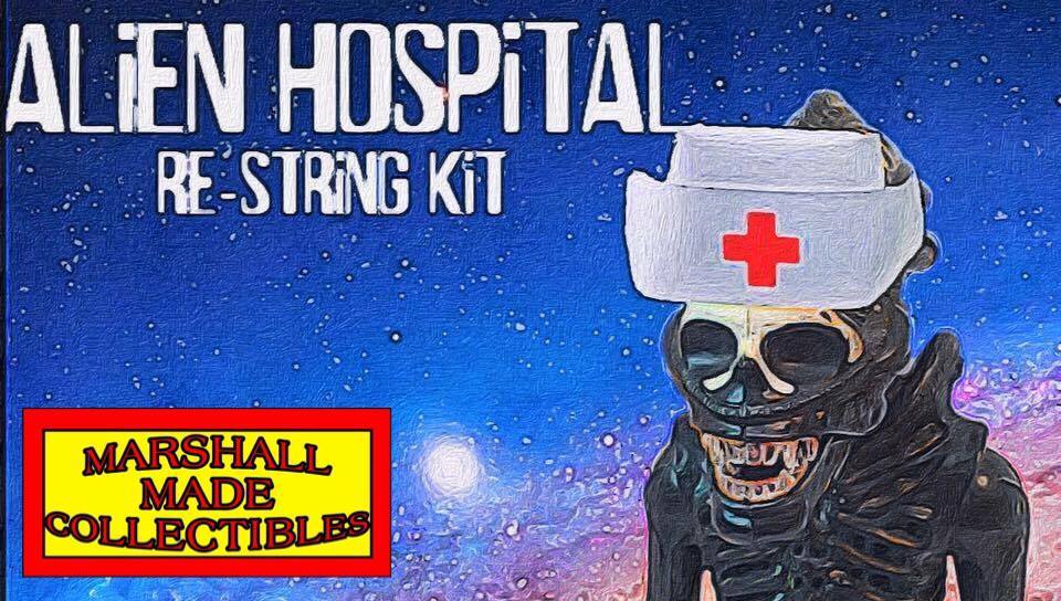 1979 Kenner 18" ALIEN RESTRING KIT! In Custom Package From Alien ...