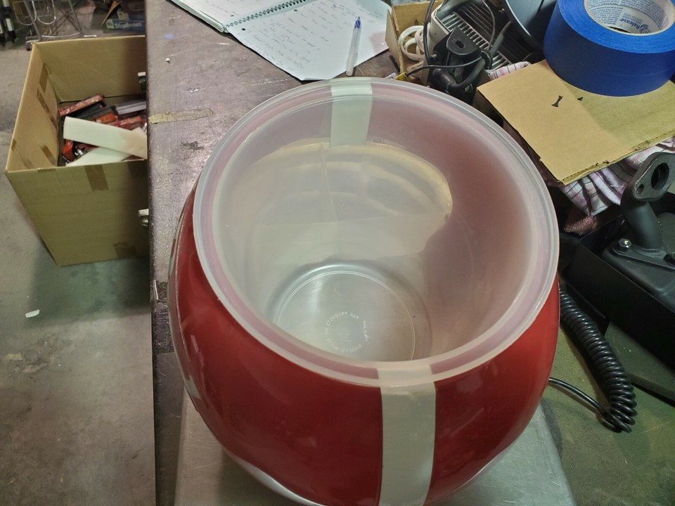 Budweiser Plastic Helmet Ice Bucket Snack Tray Red | eBay