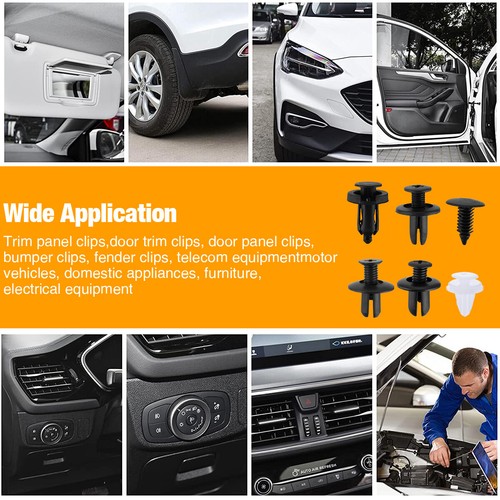 Car Accessories Clip Trim Push Pin Rivet Bumper Door Panel Retainer ...