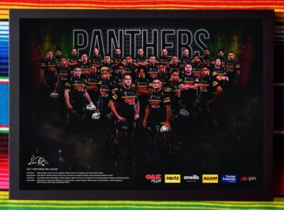 Framed 2021 PENRITH PANTHERS NRL Premiers Poster - 45cm x 32cm x 3cm | eBay
