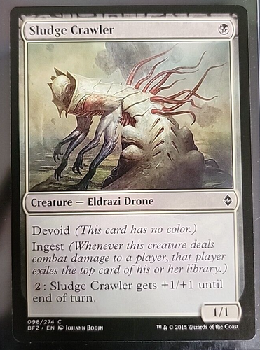 MTG Sludge Crawler Battle for Zendikar 098/274 Regular Common | eBay