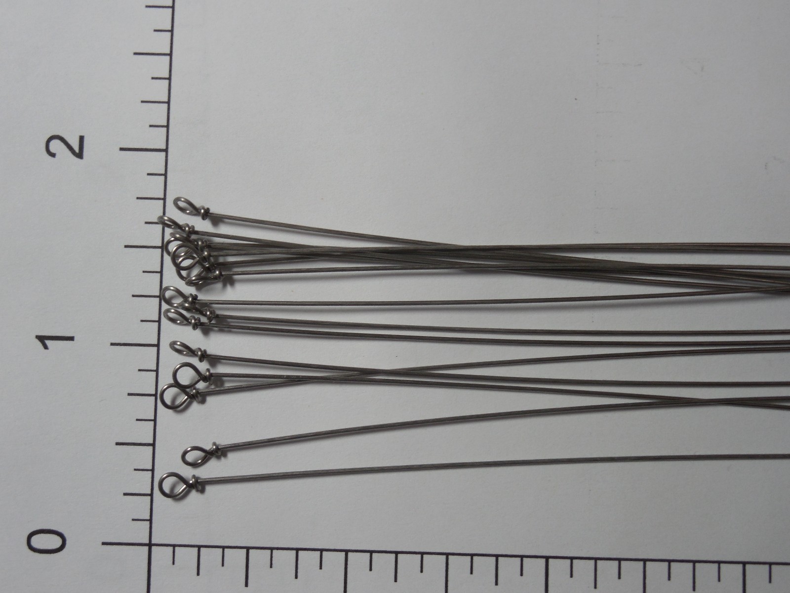 .024 .028 .030 Stainless 6" Looped wire Fishing lure making forming ...