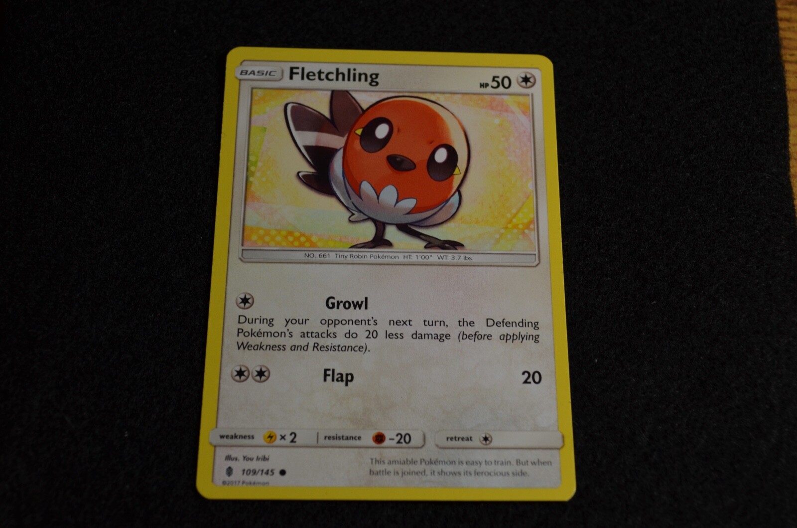 Pokemon FLETCHLING SUN & MOON Guardians Rising 109/145 NM/Mint | eBay