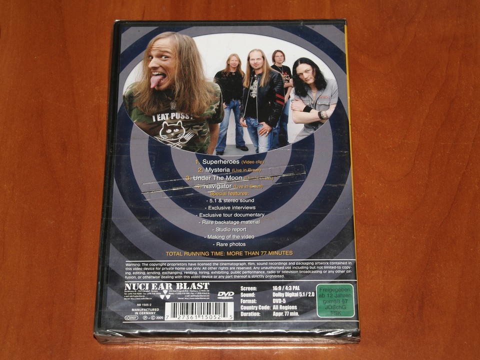 EDGUY SUPERHEROES DVD VIDEO CLIP & LIVE IN BRAZIL PERFORMANCE INTERVIEW ...