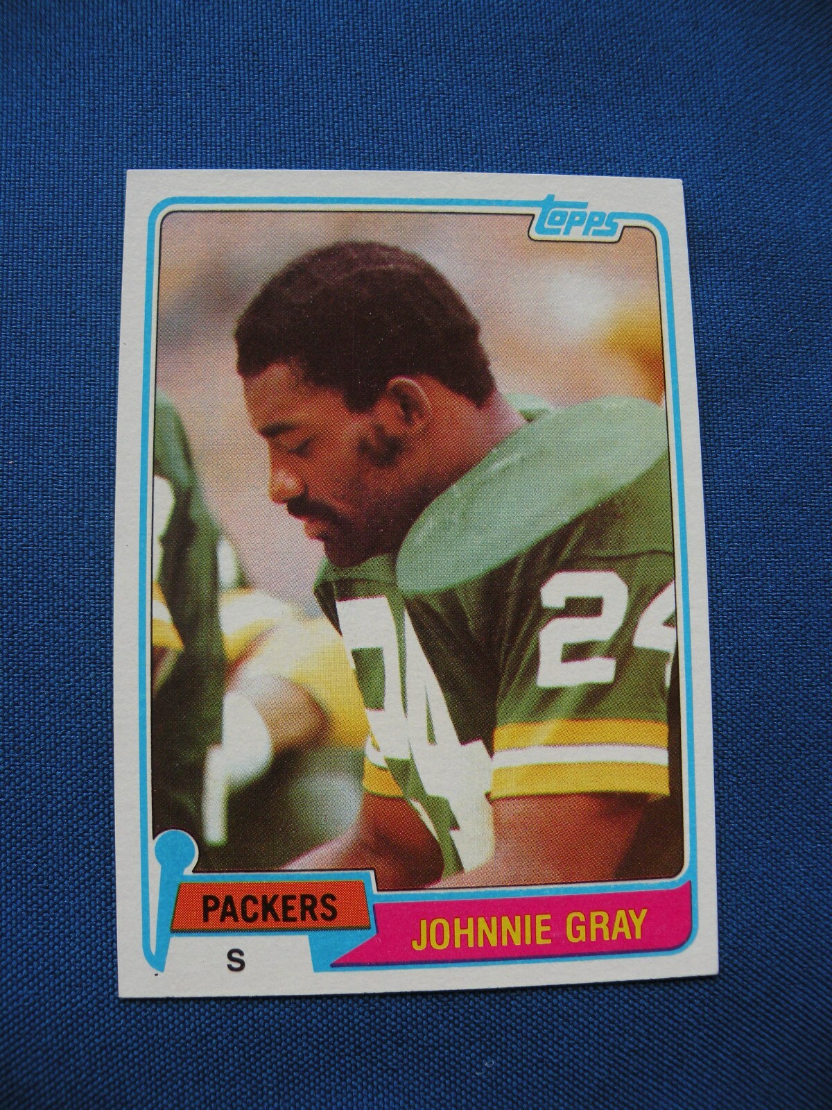 1981 Topps Johnnie Gray Packers card #465 NFL football $1 S&H | eBay
