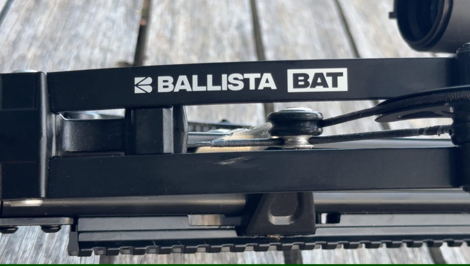 BALLISTA BAT Compound Crossbow w/Bowfishing Arrows, Reel BL25, Laser ...