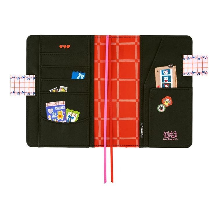 Hobonichi Techo A6 Cover Yumi Kitagishi Shiro Neko + Pencil Board Set ...