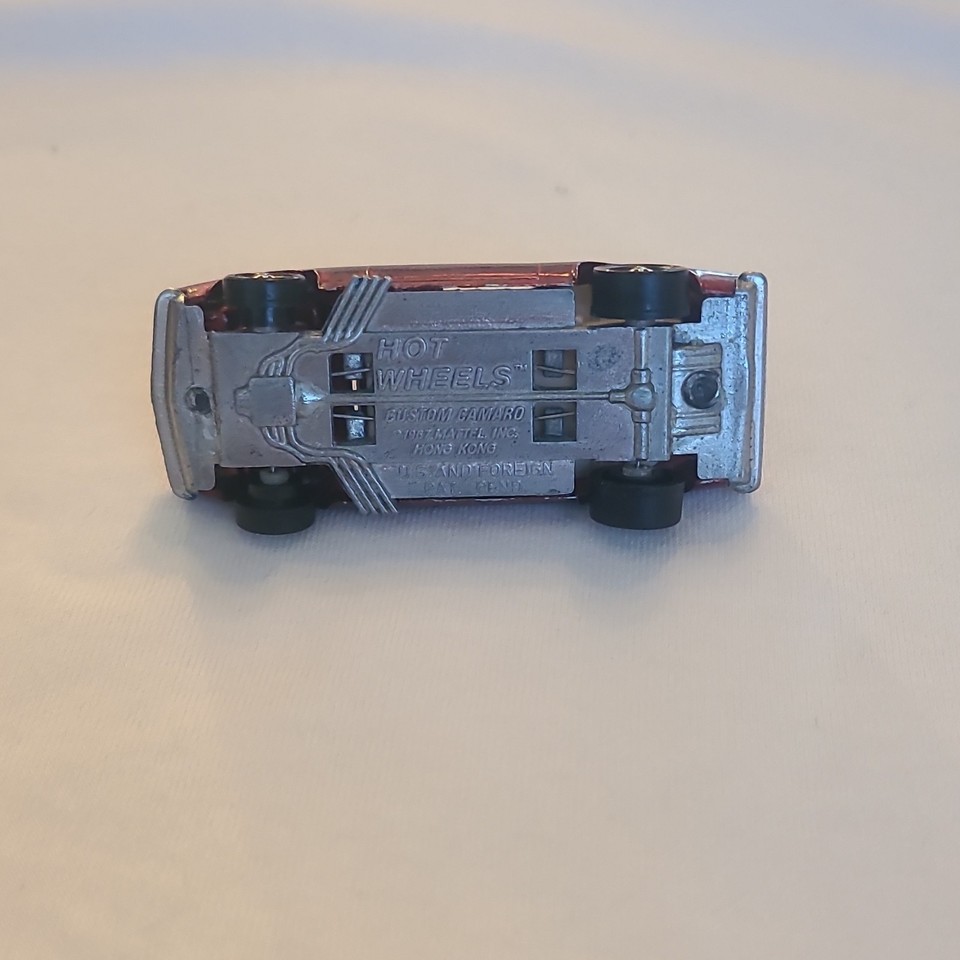 Hot Wheels Custom Camaro Redline 1968 Red Diecast Car 1:64 Scale | eBay