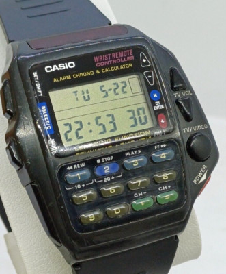 VINTAGE CASIO 1174 CMD-40 REMOTE CONTROL TV ALARM CHRONO WATCH | eBay