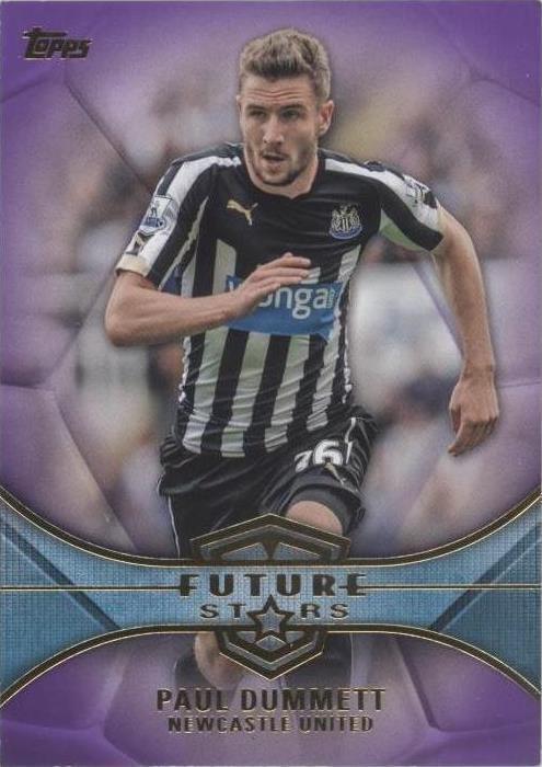 2014 Topps Premier Gold - Future Stars Paul Dummett #FS-PD Purple /50 ...