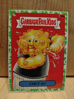 2021 GPK: FOOD FIGHT : CHET ZIT. 54a. GREEN BORDER T4 | eBay
