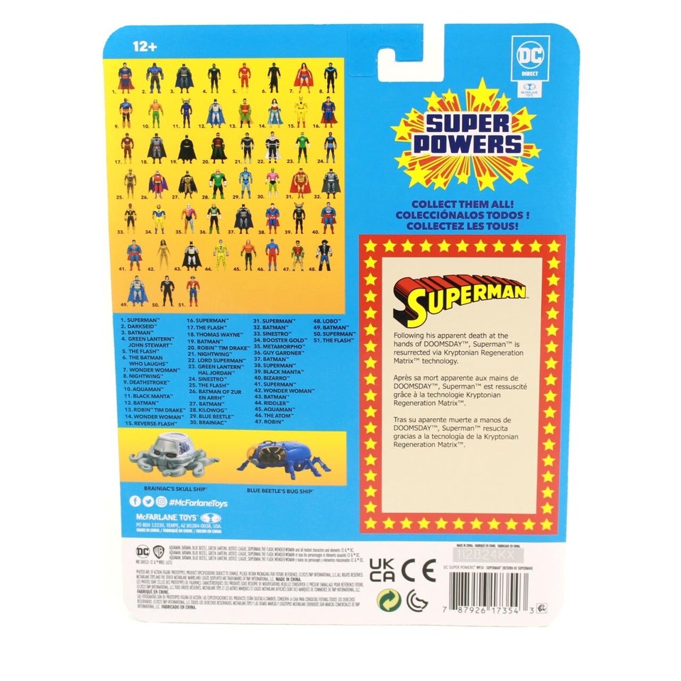 DC Super Powers Return of Superman (Regeneration) Wave 10 Chase ...