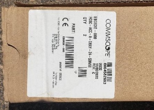 2 COMMSCOPE FIBER OPTIC 24 COUNT A SPLICE TRAYS | eBay