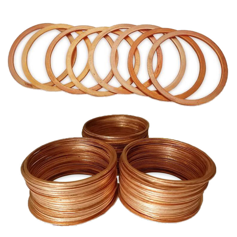 20X Brass Flat Washer Copper Crush Washer Gasket Seal Ring For Boat ...