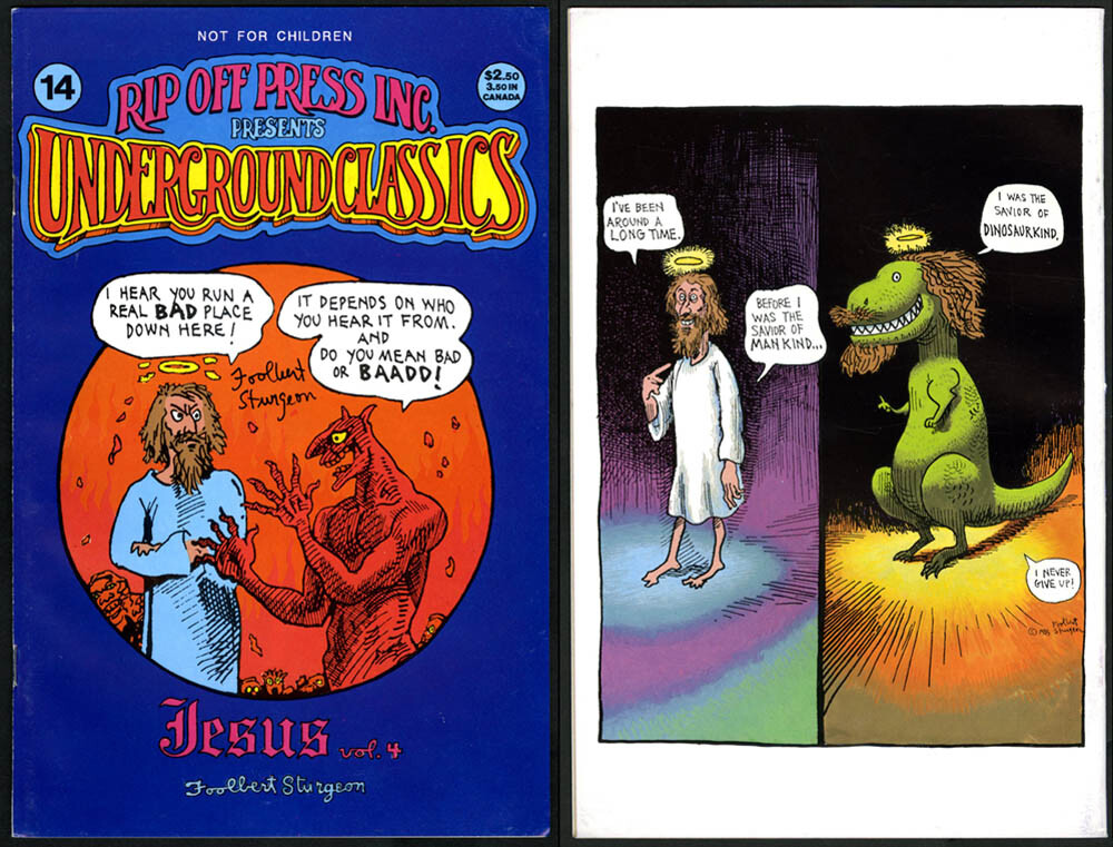 Foolbert Sturgeon Frank Stack SIGNED AUTOGRAPHED Rip off Press Comix ...