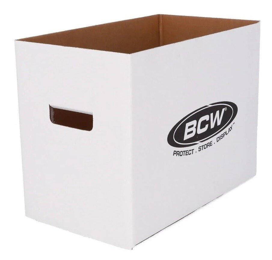 2 BCW High Quality Magazine Storage Thick & Stackable White Cardboard ...