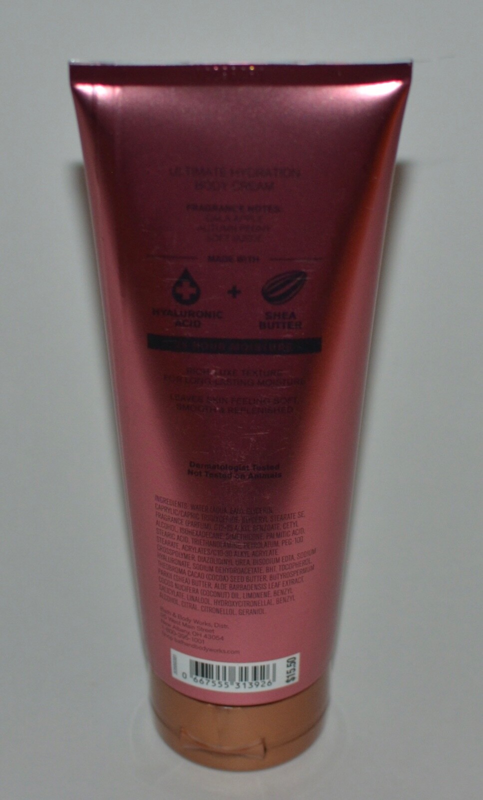 1 NEW BATH & BODY WORKS RUBY APPLE ROSEWOOD ULTIMATE HYDRATION CREAM ...