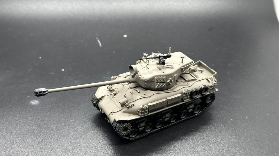 1/72 Scale Homemade WWII U.S. Army Super Sherman Tank Painted Finished ...