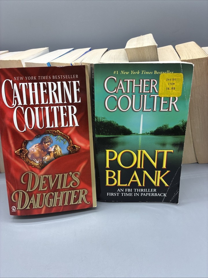 Catherine Coulter Suspense, Thriller, Romance Novel Books Collection ...