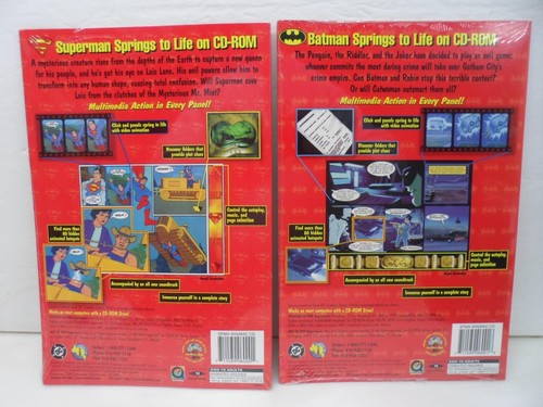 3 Batman CD-Rom Comic and 1 Superman CD-Rom Comic - DC - by Inverse Ink ...