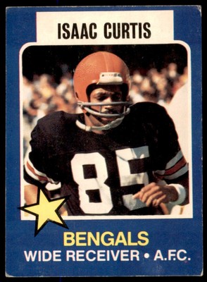 1975 Wonder Bread Isaac Curtis Cincinnati Bengals #9 VG/EX | eBay