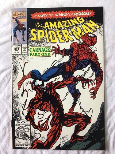The Amazing Spider-Man #361 - 1st Appearance Of Carnage - 1992 | eBay