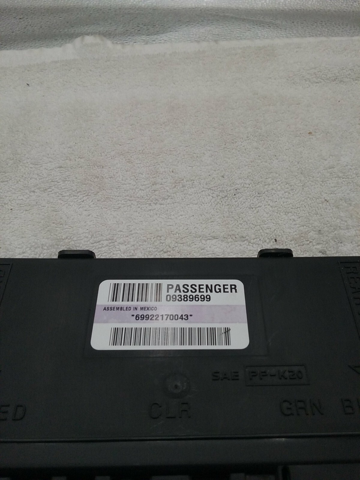01-04 Corvette C5 Passenger Door Control Module Relay 09389699 for sale ...