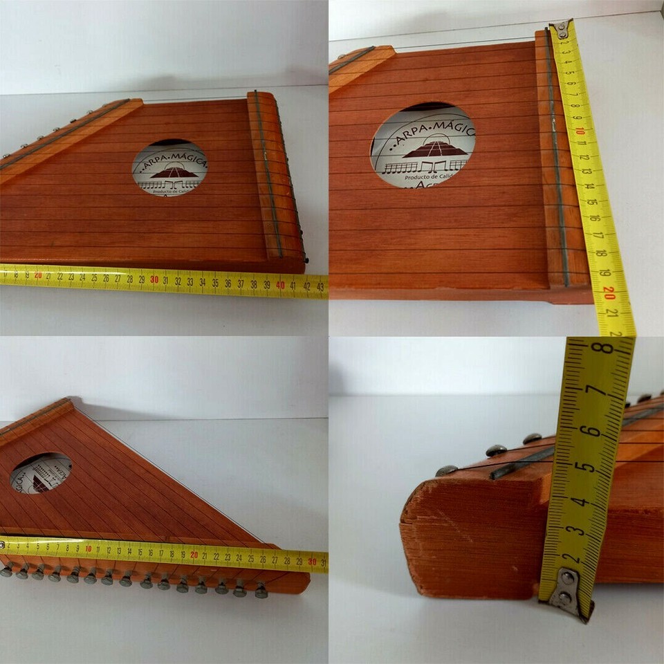Zither Instrument Vintage Harp Magic -Musical String Mexico 15 Chords ...