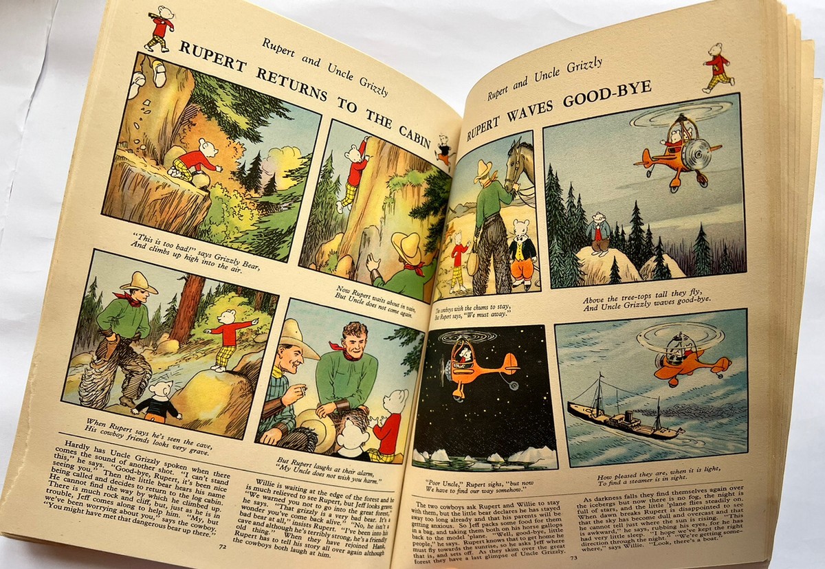 Rupert Bear Uncle Grizzly