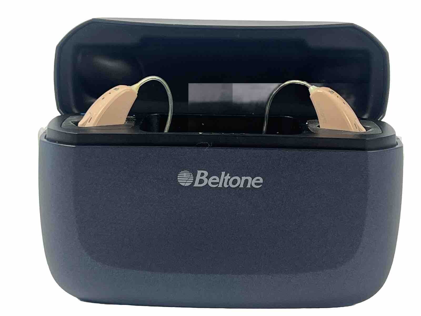 Beltone Amaze Hearing Aids 0297 With Charging Case C-1 Working | eBay
