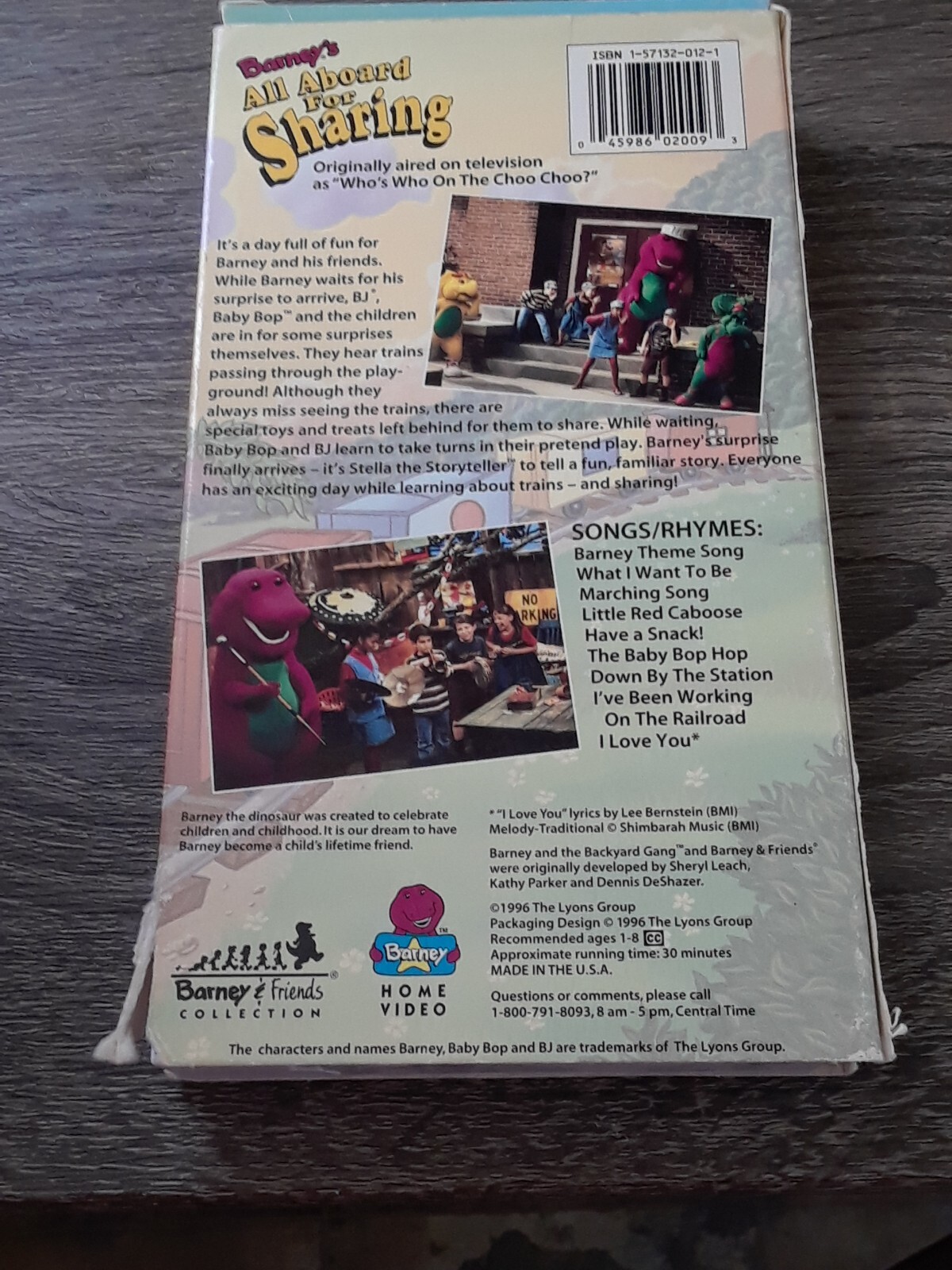 Barney - Barneys All Aboard for Sharing | Grelly USA