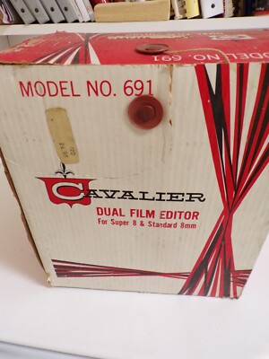 Cavalier Dual Film Editor Viewer vintage Works Lights Up - Model 691 | eBay