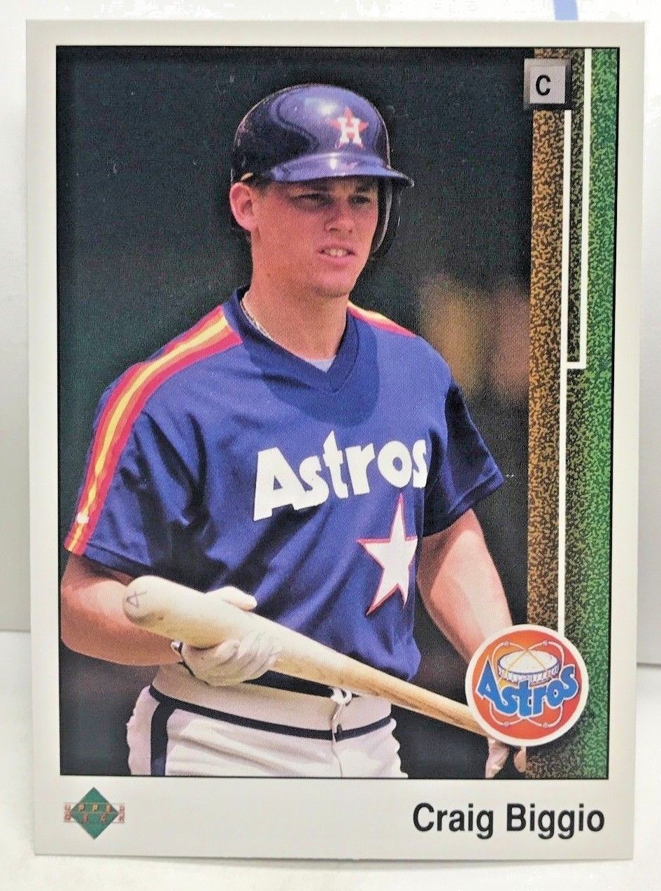 Craig Biggio 1989 Upper Deck RC Rookie Card #273 - HOUSTON ASTROS - HOF ...