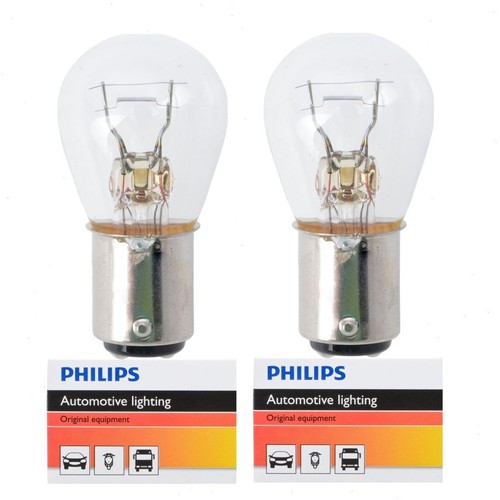2 pc Philips Tail Light Bulbs for Fiat 500 500L Panda Punto Strada Uno ...