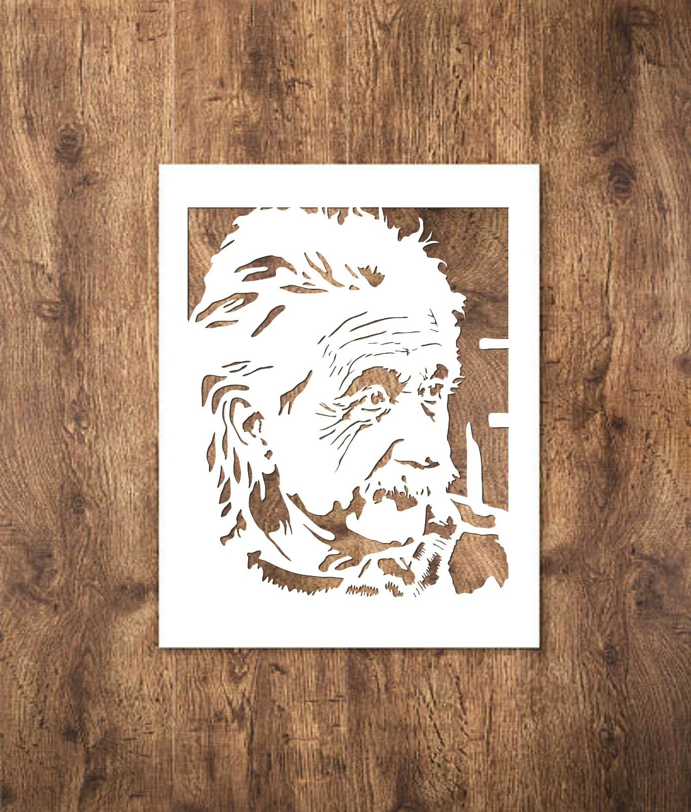 Albert Einstein Stencil